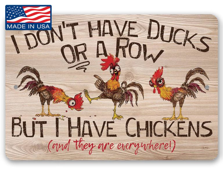 Chicken Coop Sign Metal Chicken Sign Indoor Outdoor Made in the USA ...