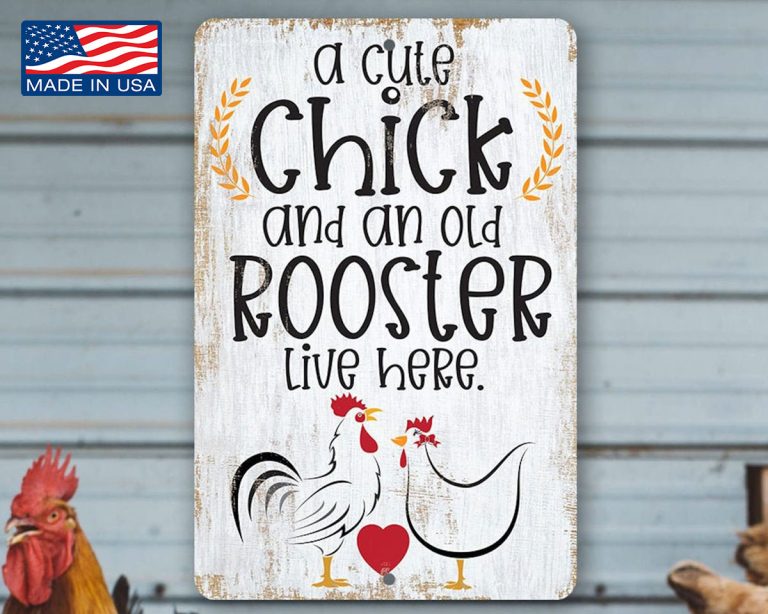 Chicken Coop Sign Metal Chicken Sign Made in the USA TMS61 – Tom Pham ...