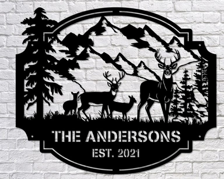 Metal Deer Signs – Tom Pham Designs