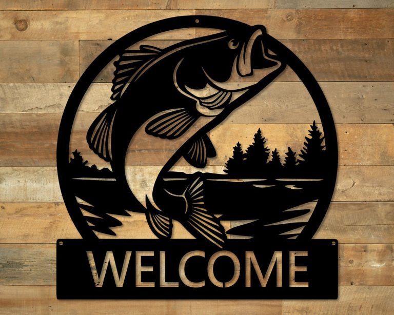 Metal Fishing Signs – Tom Pham Designs