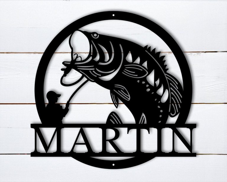 Metal Fishing Signs – Tom Pham Designs