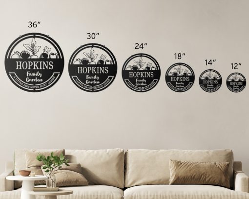 Personalized Cut Metal Garden Signs Indoor Outdoor TMS98 – Tom Pham Designs