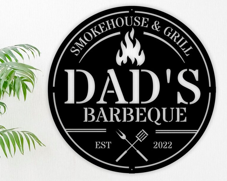 Personalized Metal BBQ Signs Indoor Outdoor TMS371 – Tom Pham Designs