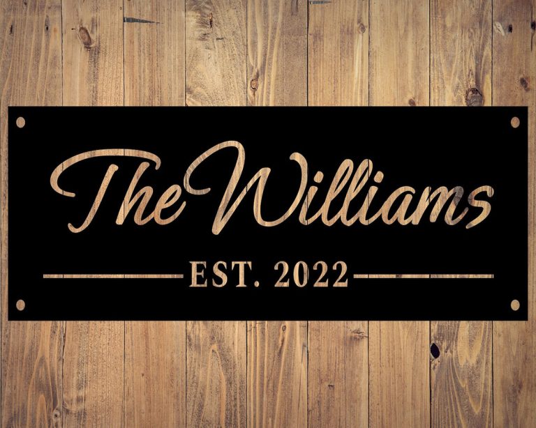 Metal Monogram Signs – Tom Pham Designs