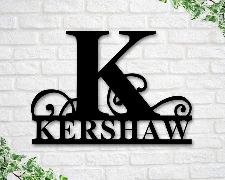 Metal Monogram Signs – Tom Pham Designs