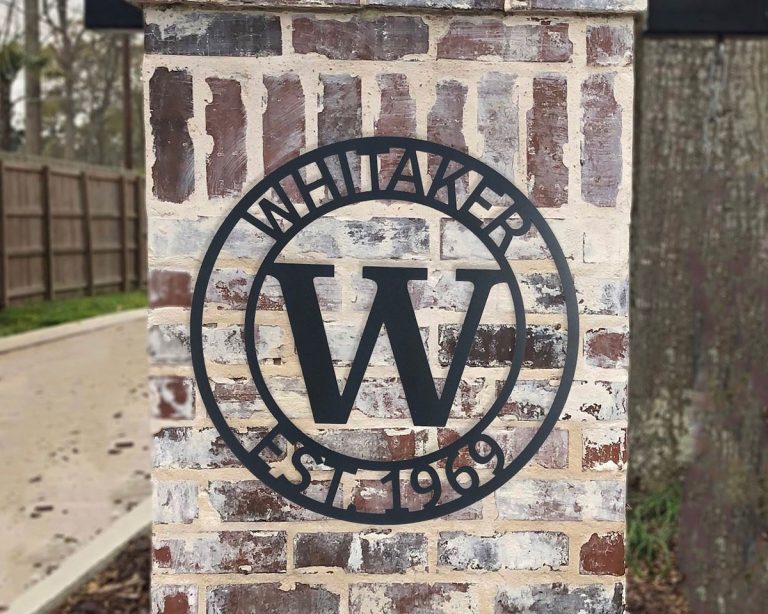 Metal Monogram Signs – Tom Pham Designs