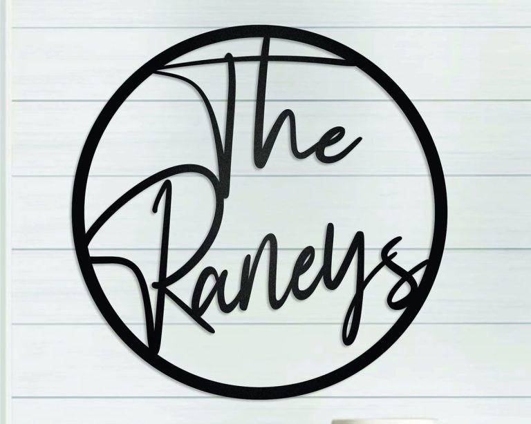 Metal Monogram Signs – Tom Pham Designs