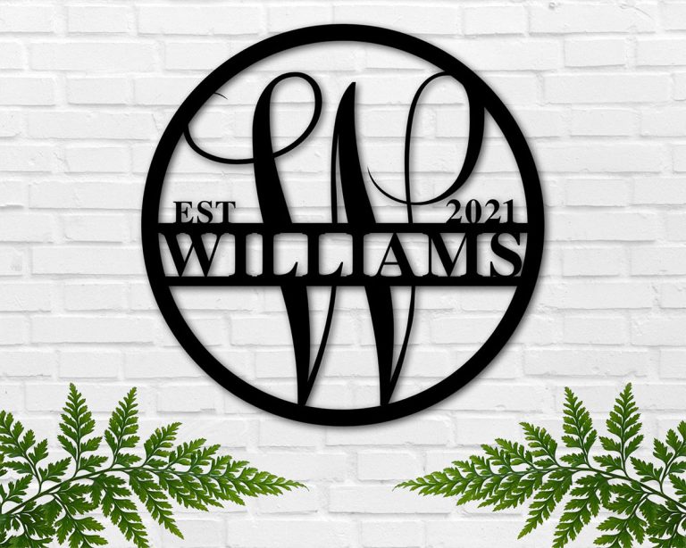 Metal Monogram Signs – Tom Pham Designs