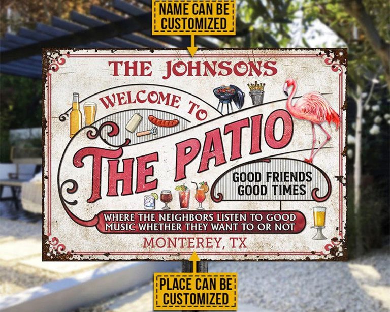 Metal Patio Signs – Tom Pham Designs