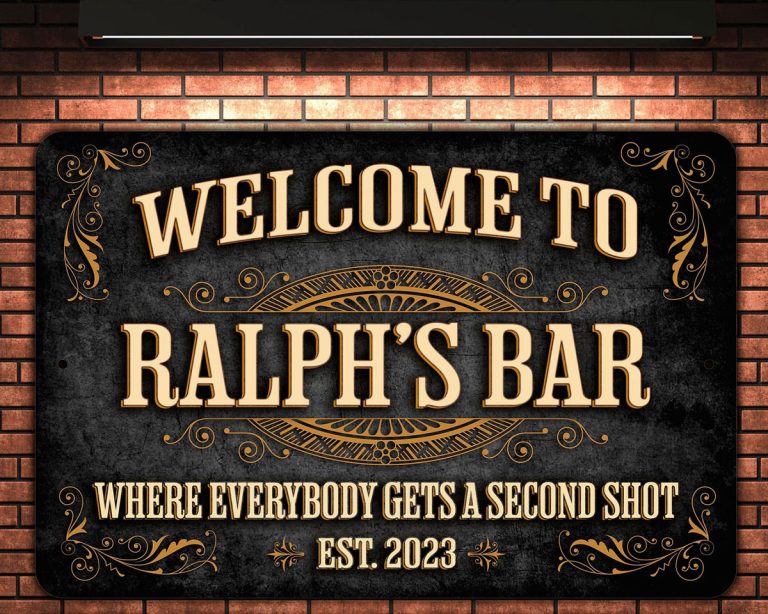 Metal Bar Signs – Tom Pham Designs