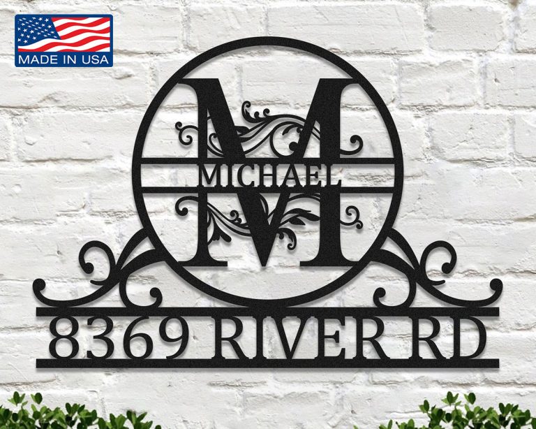 Metal Monogram Signs – Tom Pham Designs