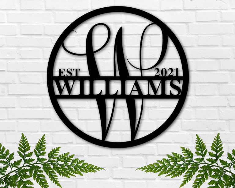 Metal Monogram Signs – Tom Pham Designs