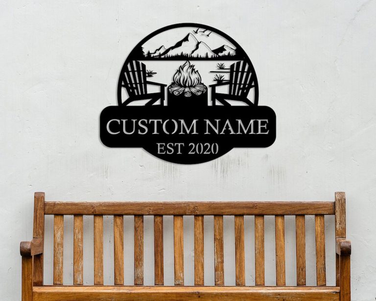 Fire Pit Campfire Metal Signs – Tom Pham Designs
