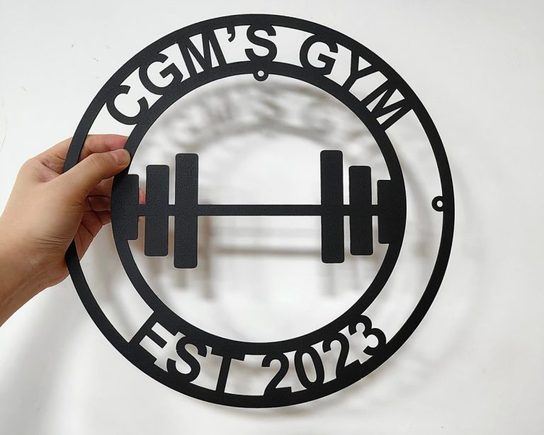 Metal GYM Signs – Tom Pham Designs