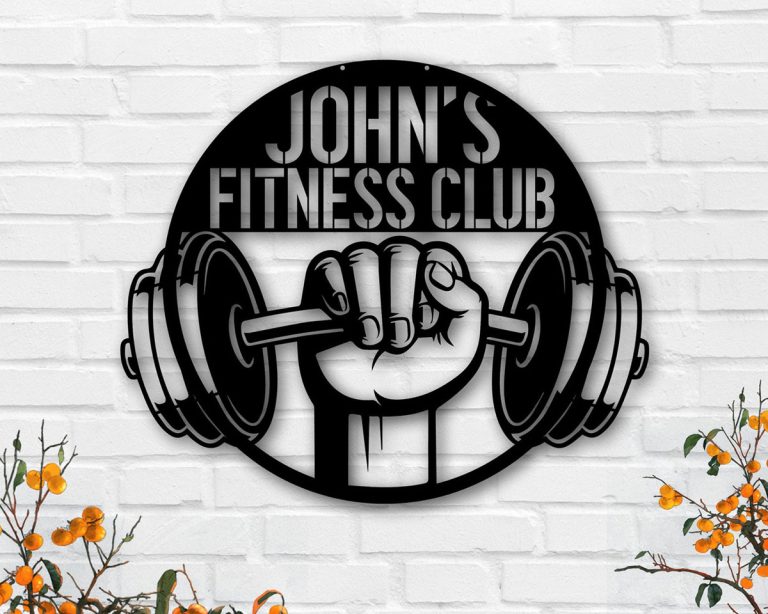 Personalized Metal GYM Signs Indoor Outdoor TMS826 – Tom Pham Designs