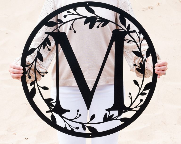 Metal Monogram Signs – Tom Pham Designs