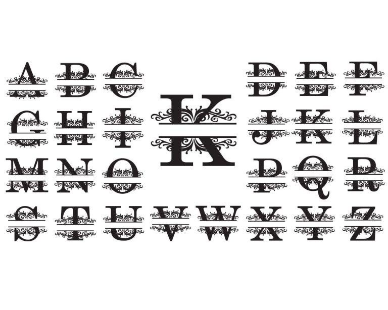 Personalized Metal Name Monogram Signs Letters Initial Indoor Outdoor ...