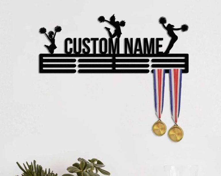 Personalized Gymnastics Medal Holder Hanger Steel Metal Signs TMS923 ...