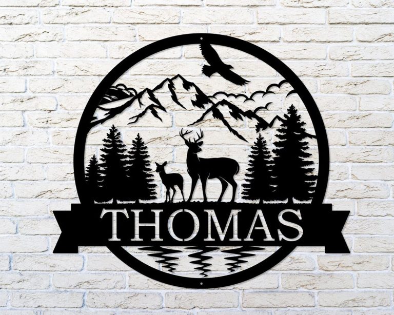 Metal Deer Signs – Tom Pham Designs
