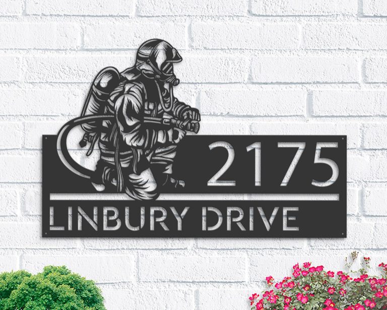 Firefighter Metal Signs – Tom Pham Designs