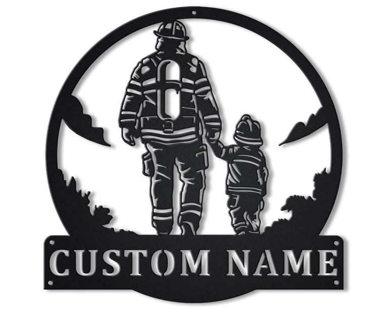 Firefighter Metal Signs – Tom Pham Designs