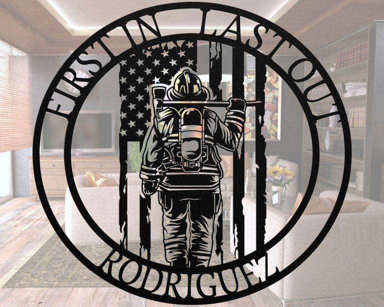Firefighter Metal Signs – Tom Pham Designs