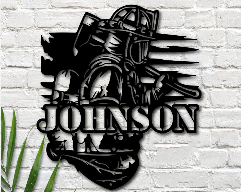 Firefighter Metal Signs – Tom Pham Designs