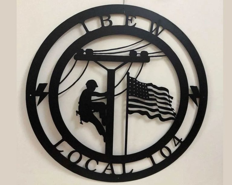 Lineman Metal Sign – Tom Pham Designs