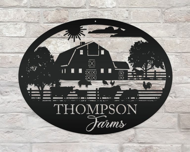 Metal Farm Signs – Tom Pham Designs