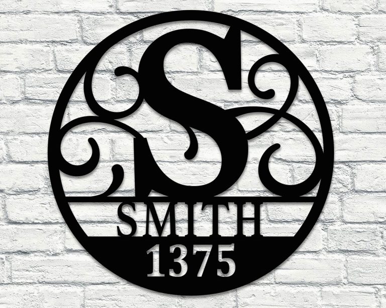 Metal Monogram Signs – Tom Pham Designs