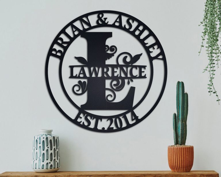 Metal Monogram Signs – Tom Pham Designs