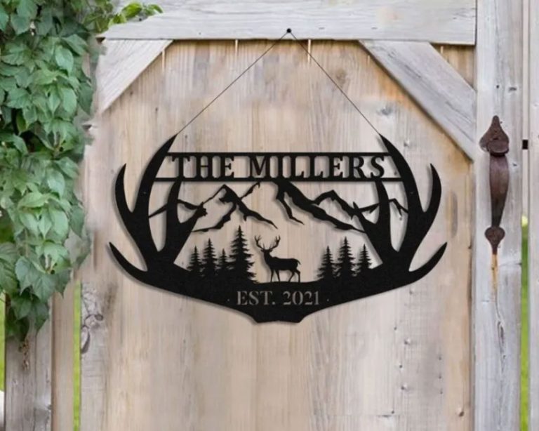 Metal Deer Signs – Tom Pham Designs