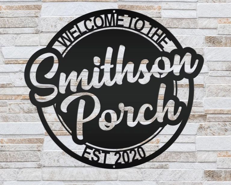 Metal Monogram Signs – Tom Pham Designs